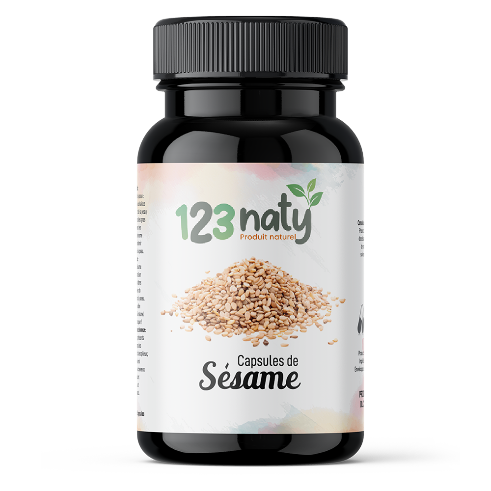 50 Capsules de Sésame – 123NATY